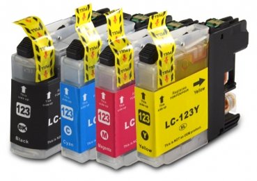 Brother LC123 Huismerk inktpatronen Set 4 stuks | MediaHolland